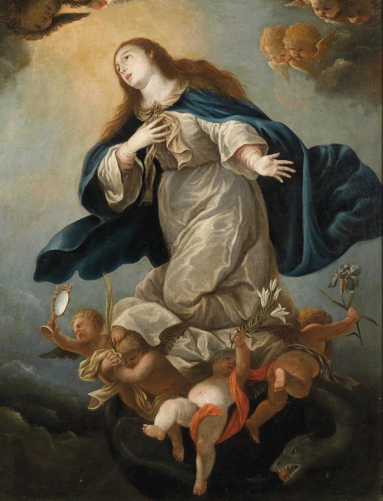 Maria Immaculata by Circle of Mateo Cerezo: Fine art print