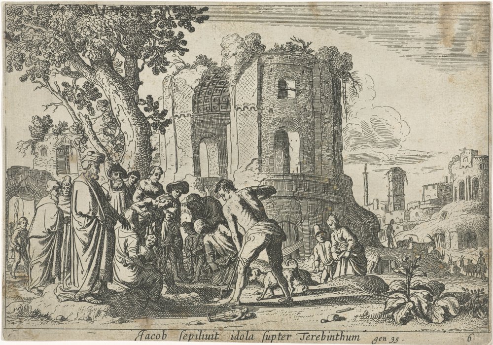 Jacob Burying the Idols (History of Jacob) by Claes Moeyaert