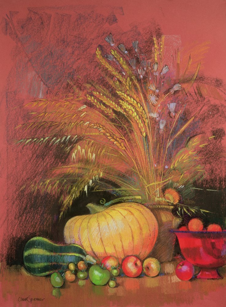 Autumn Harvest by Claire Spencer: Buy fine art print