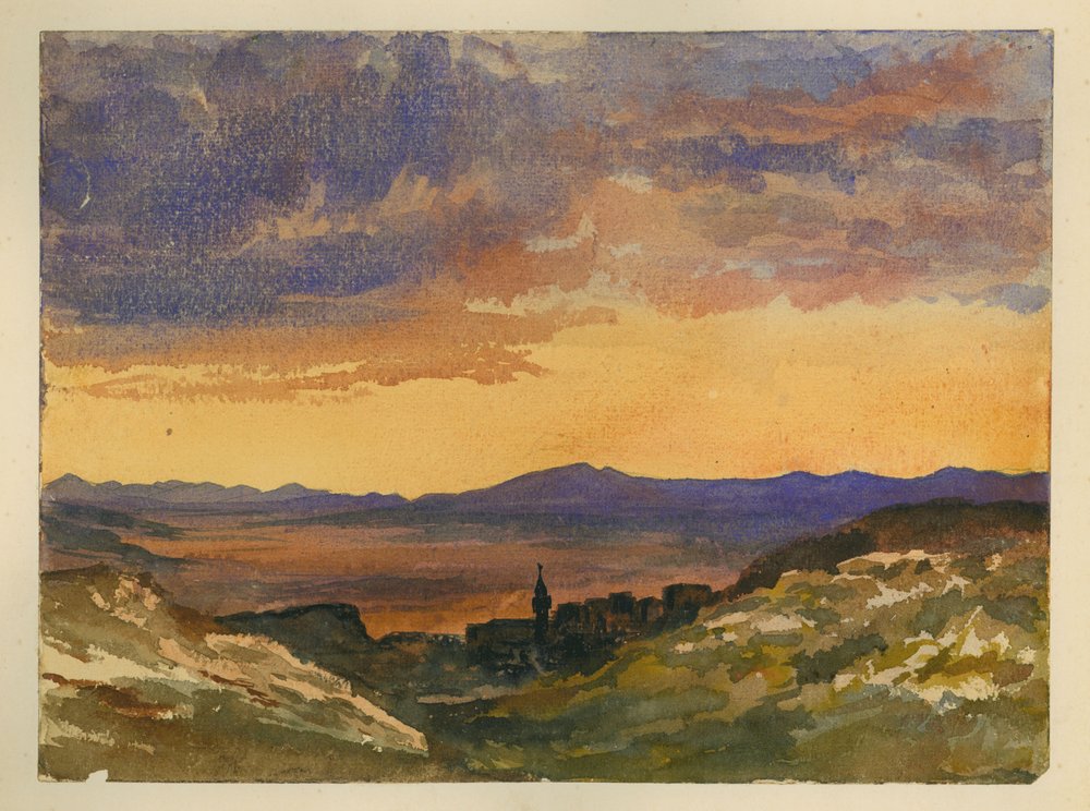 Jezreel Valley by Claude Conder: Premium art reproduction