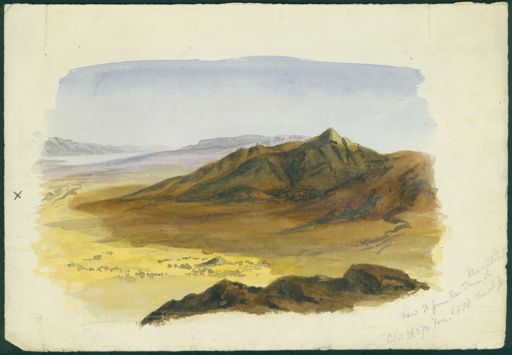 View of the Jordan Valley looking South, 1874