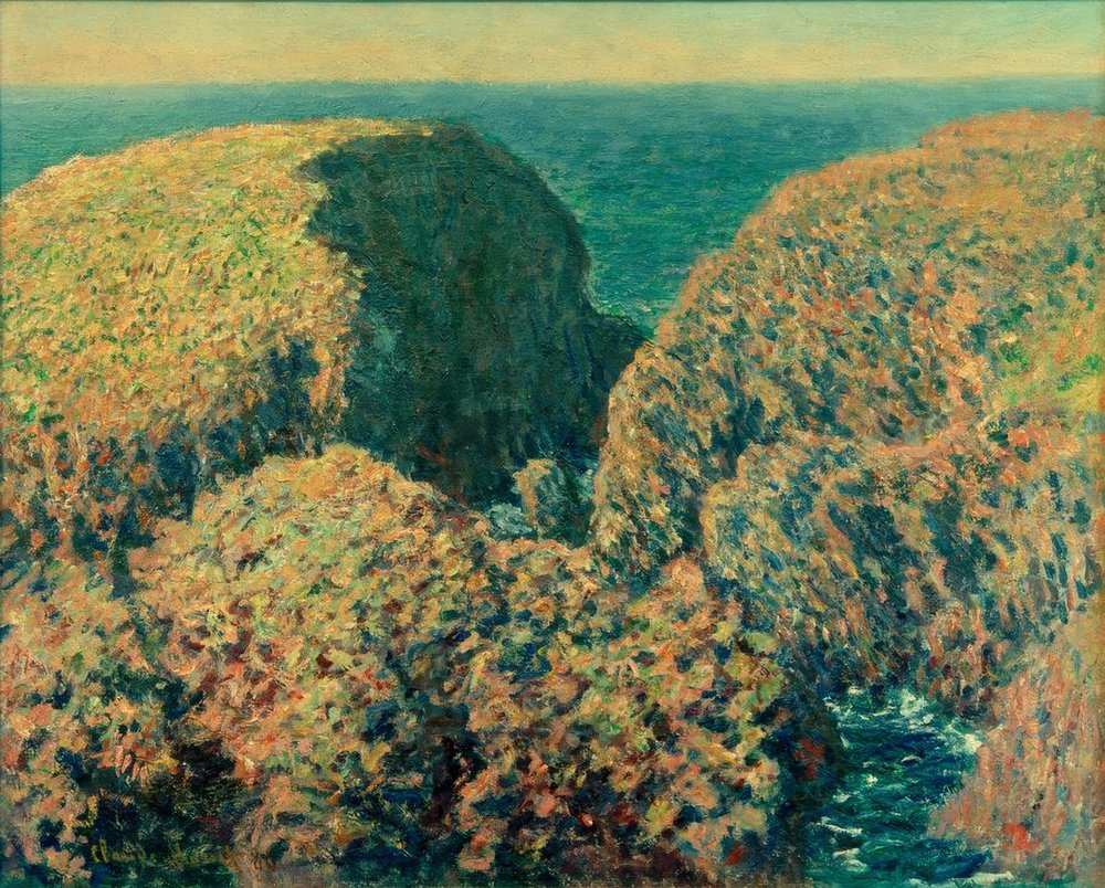 Rock Block, Belle-Ile by Claude Monet: Buy fine art prints