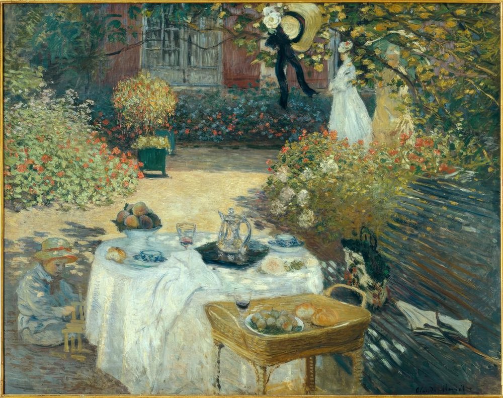 The Lunch by Claude Monet: Highest-quality art reproduction