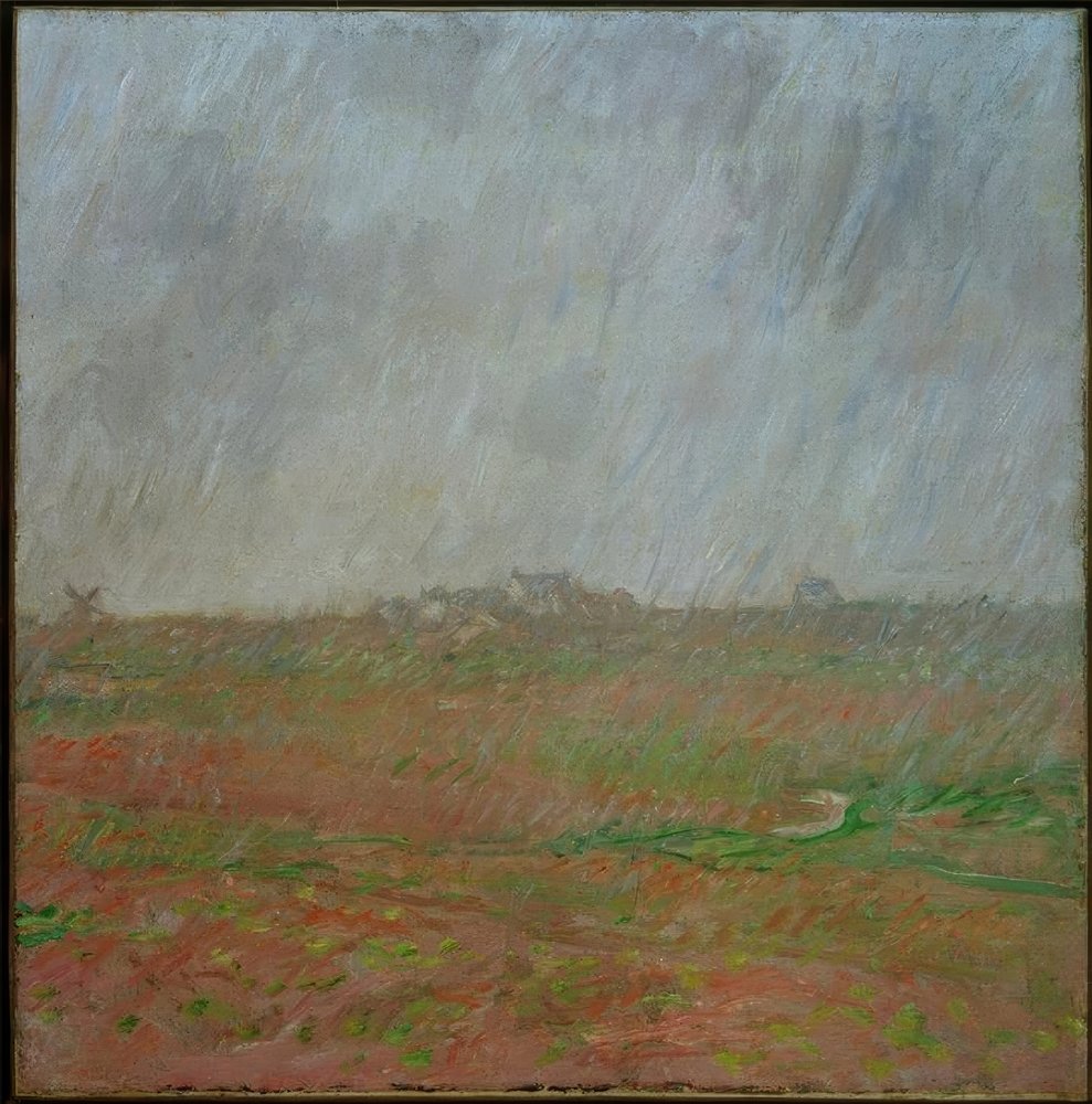 Rain at Belle-Ile by Claude Monet: Buy fine art print