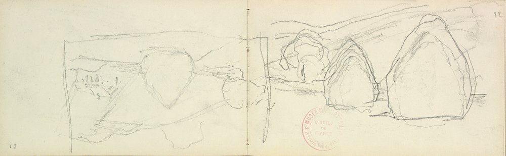 Two Studies of Haystacks by Claude Monet: Fine art print