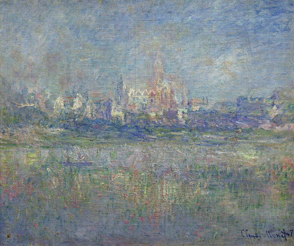 Vetheuil in the Fog, 1879 by Claude Monet: Fine art print
