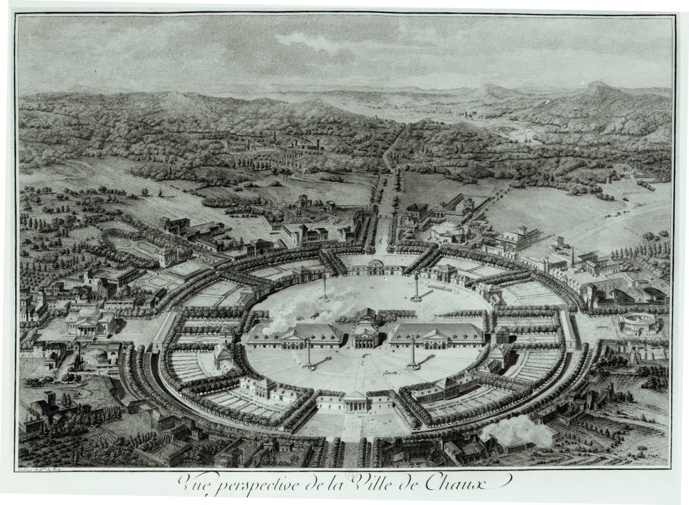Perspective View of the Town of Chaux, c. 1804