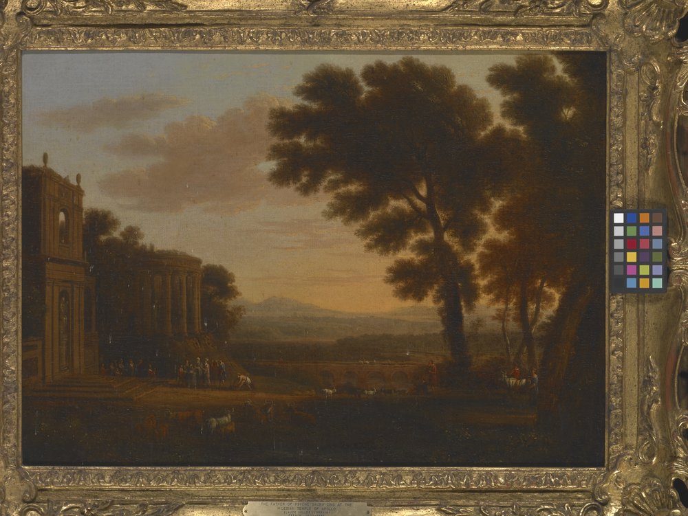 Landscape with the Father of Psyche Sacrificing at the Milesian Temple ...
