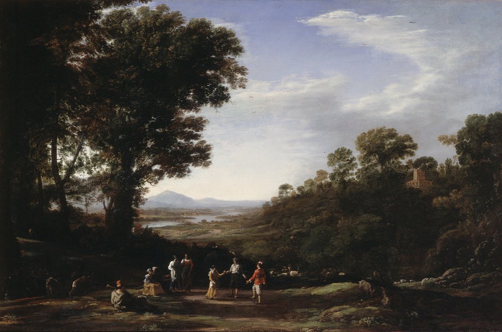 Villagers Dancing by Claude Lorrain (1600 82)