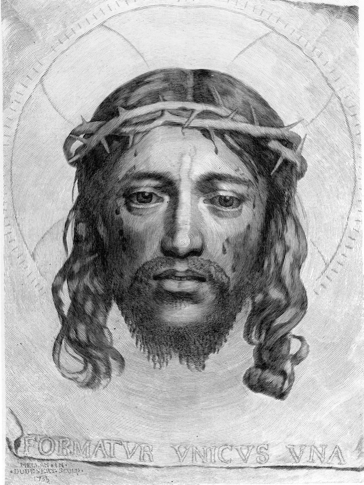 The Head of Christ by Claude Mellan: Buy fine art print