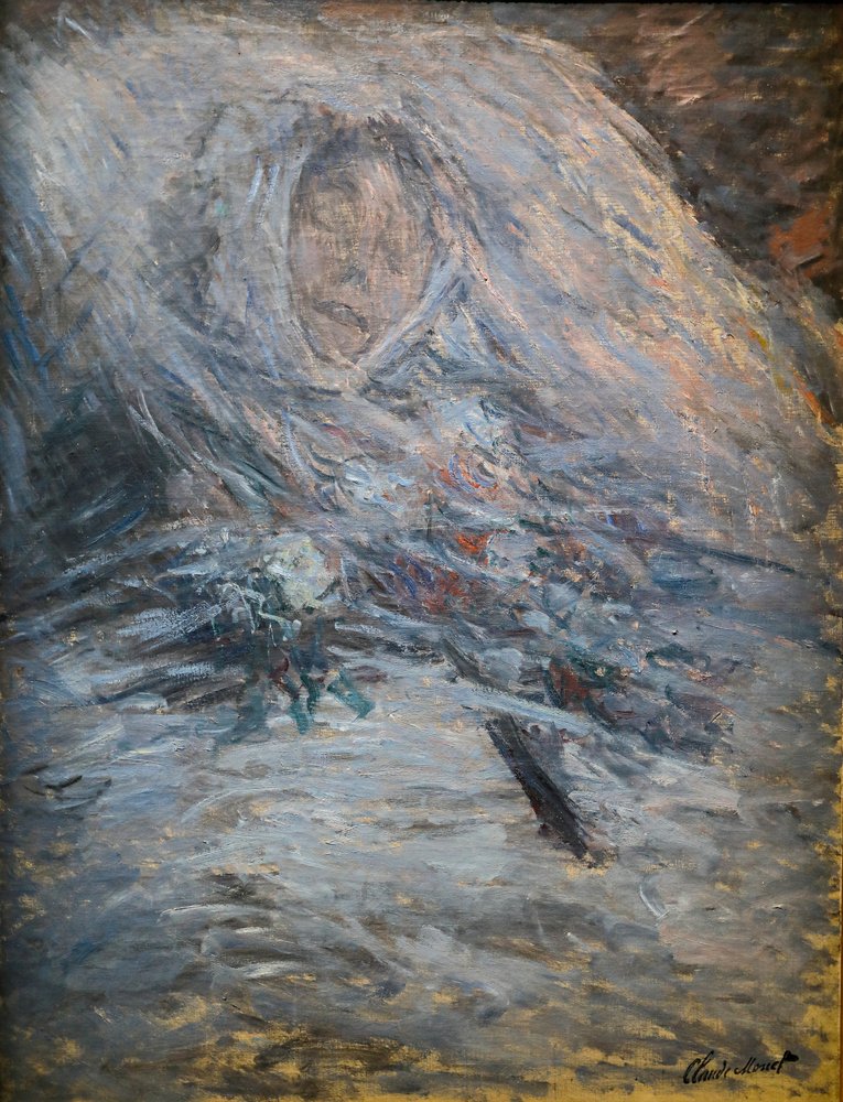 Camille on her deathbed by Claude Monet: Fine art print