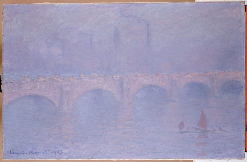 Waterloo Bridge, Hazy Sunshine by Claude Monet