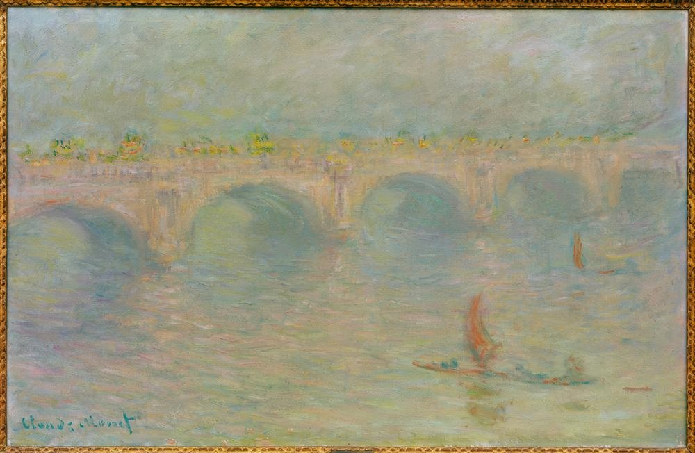 Waterloo Bridge, Sun Effect by Claude Monet