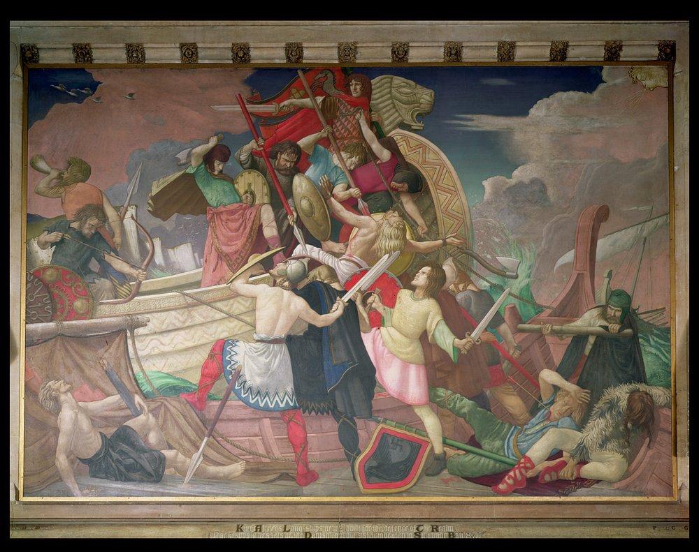 King Alfred's Longships, Newly Built for the Defence of the Realm ...