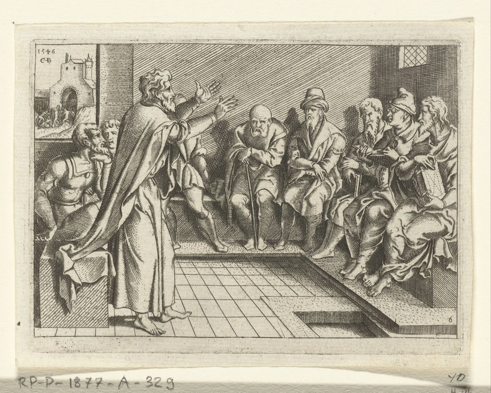 Paul Preaching in the Synagogue (The Life of Paul)