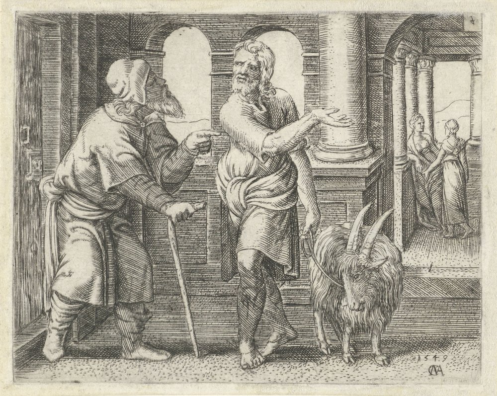 Samson with a Goat at His Father-in-Law's (History of Samson)