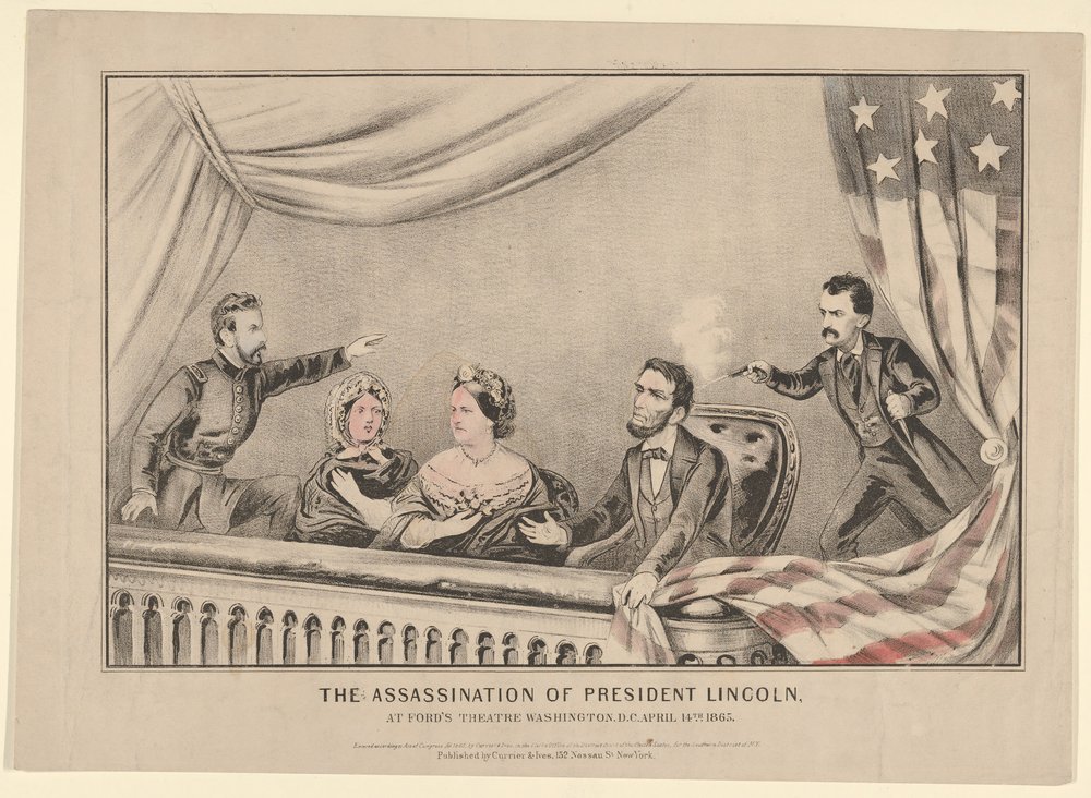 The Assassination of President Lincoln at Ford's Theatre, Washington D.C.