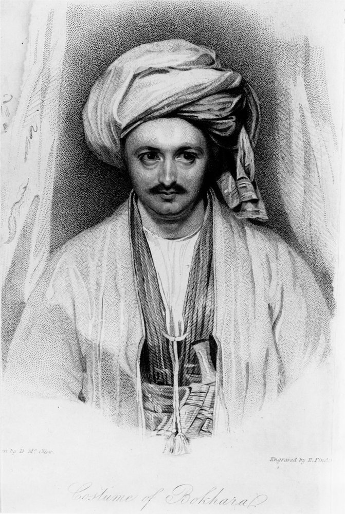 Portrait of Sir Alexander Burnes, Engraved by E. Findes