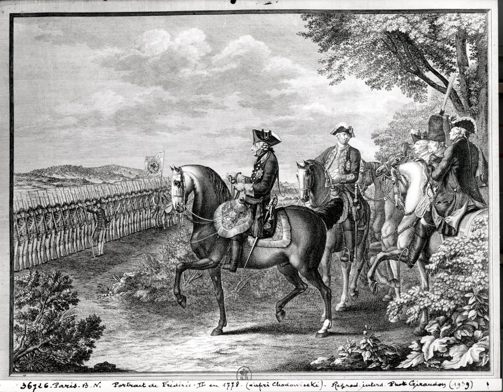 King Frederick II of Prussia Reviewing the Troops in 1778