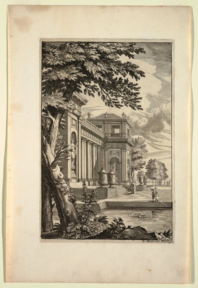 Plate in New Book of Landscapes by Daniel Marot