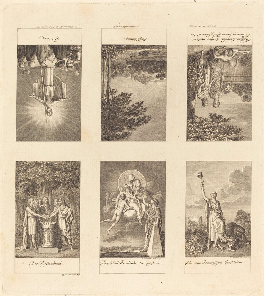 Six Great Events of 1780-1790 by Daniel Nikolaus Chodowiecki