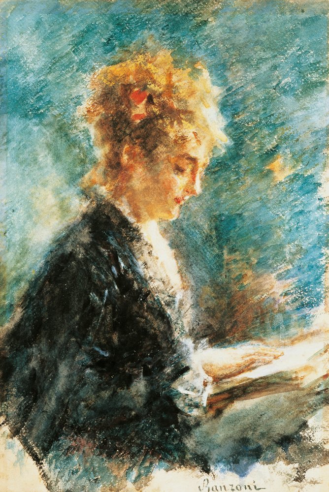 The Reader by Danielle Ranzoni: Buy fine art print