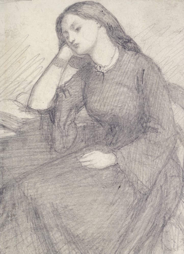 Portrait of Elizabeth Siddal, seated