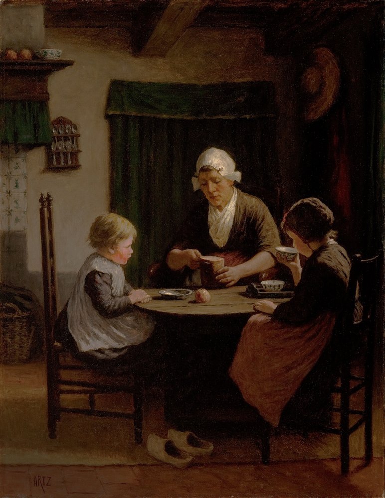 At Grandmother's by David Adolph Constant Artz