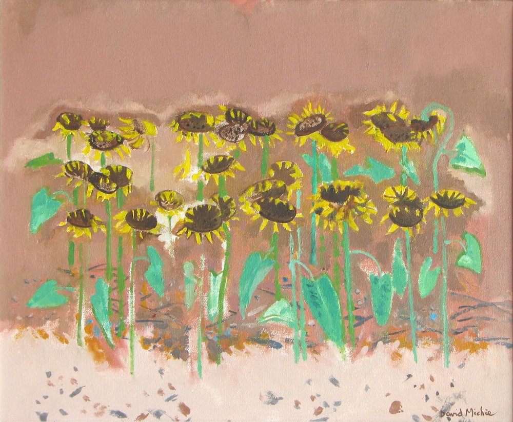 Sunflowers by David Alan Redpath Michie: Fine art print