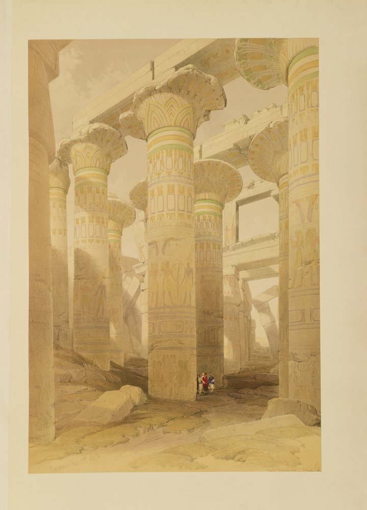 Hall of Columns, Karnak, from Egypt and Nubia, Vol.1