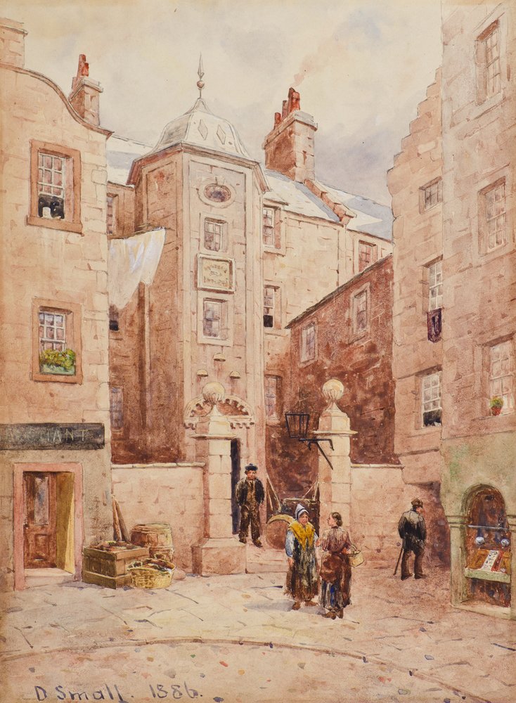 Strathmartine's Lodging, The Vault, Dundee by David Small