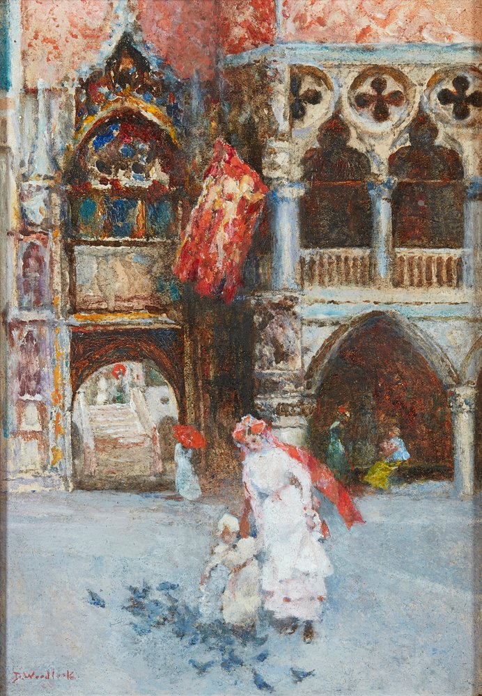 Feeding the Pigeons, St. Mark's Square, Venice