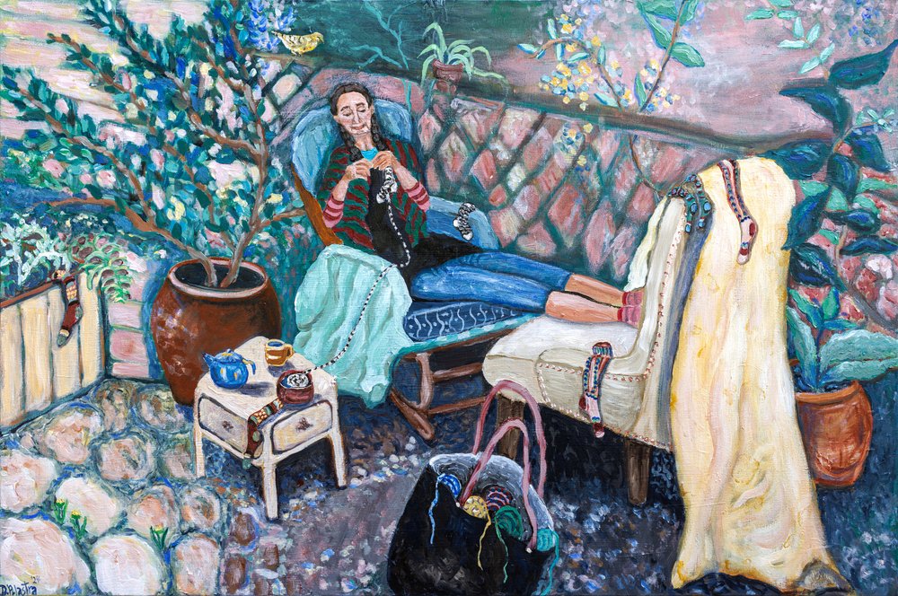 The Sock Maker, 2024 by Deborah Eve Alastra