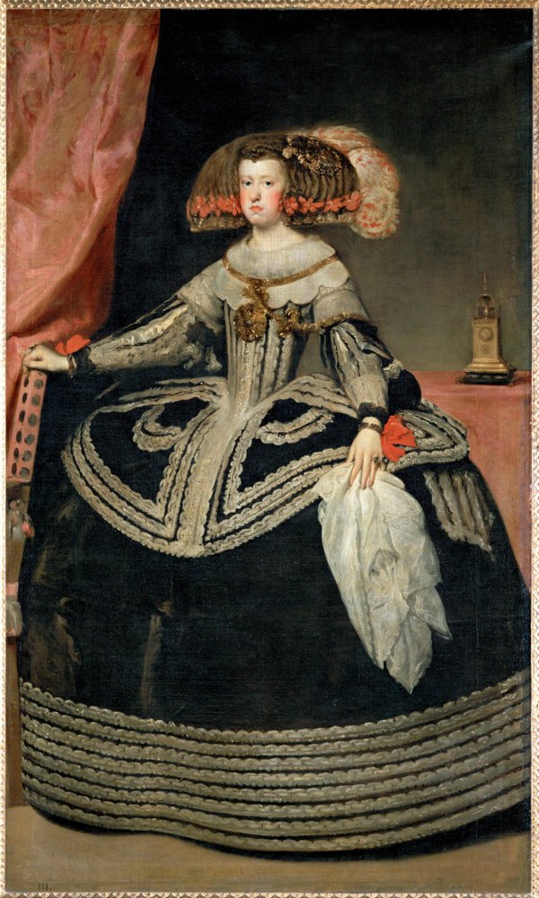 Queen Maria Anna of Austria, wife of King Philip IV of Spain, daughter ...