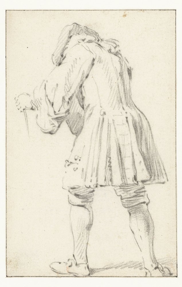 Standing Soldier, Seen from Behind by Dirk Maas