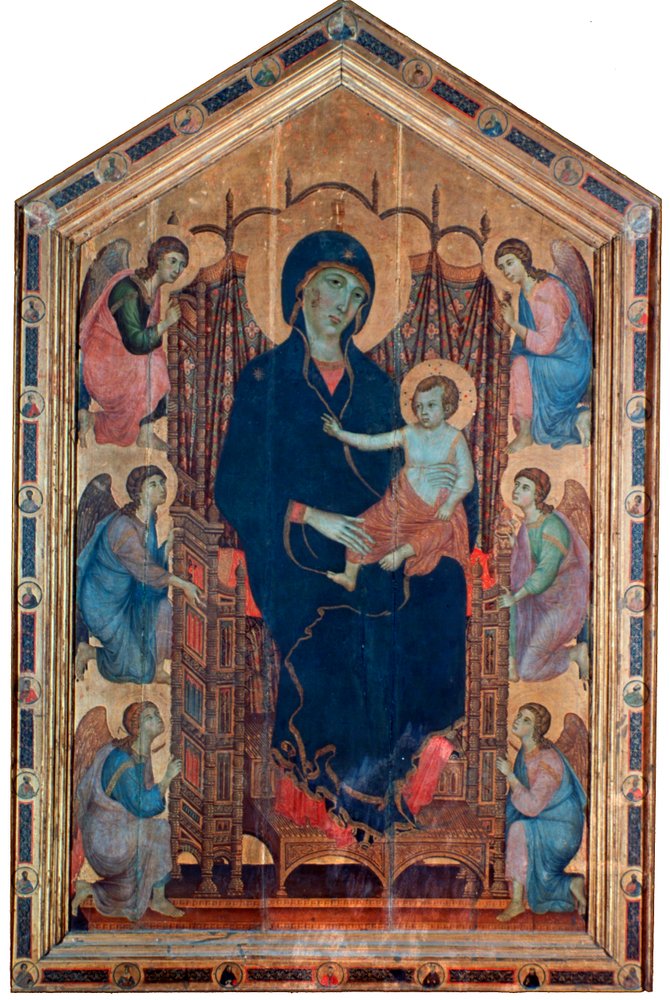 Madonna and Child, Rucellai Madonna by Duccio di Buoninsegna