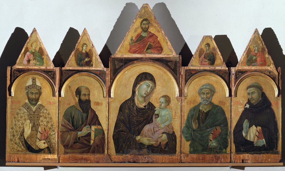 Polyptych n 28 (Polyptic of Siena) by Duccio di Buoninsegna
