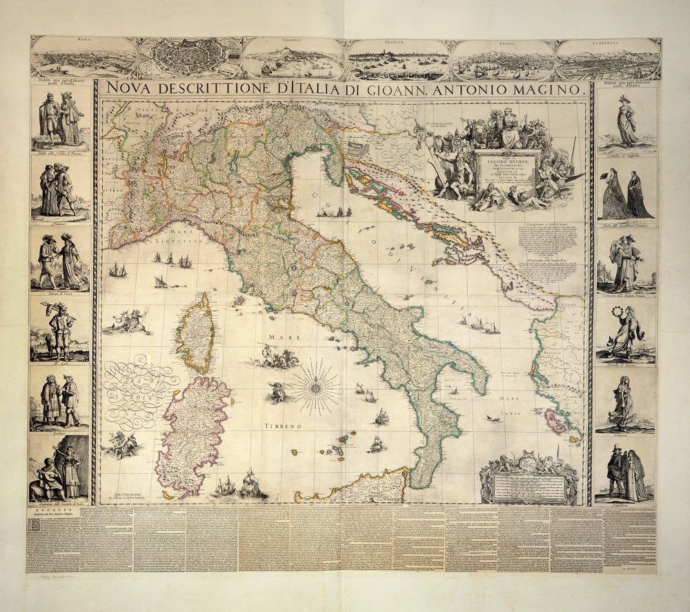 Italy, Klencke Atlas by Dutch School: Buy fine art print