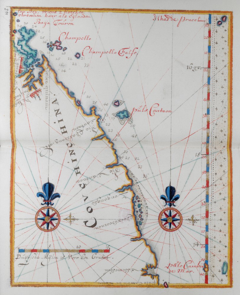 Map of Cochin-China, Asia by Dutch School: Fine art print