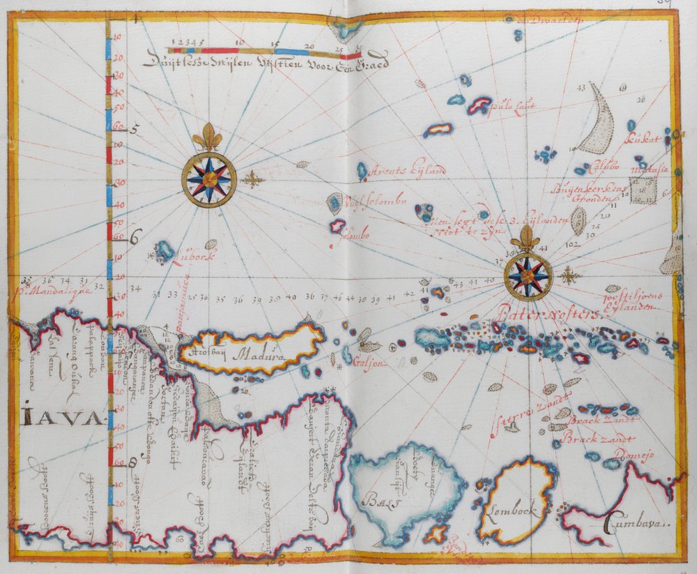 Map of the Islands of Java; Madura; Bali and other islands