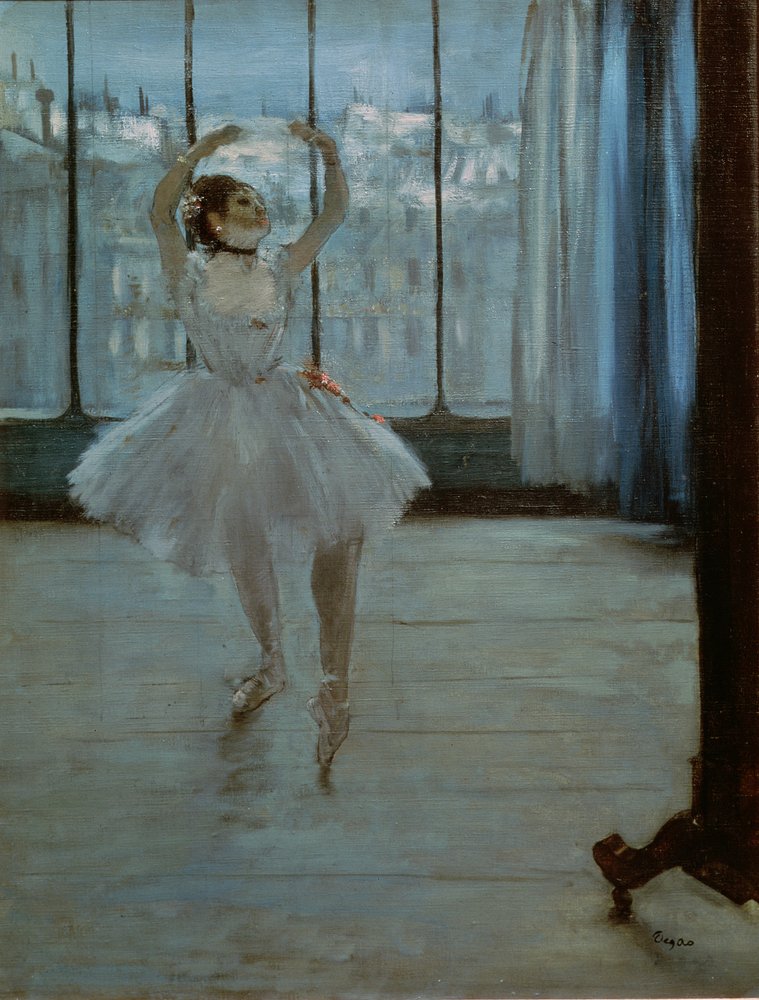 Dancer in Front of a Window (Dancer at the Photographer's Studio)