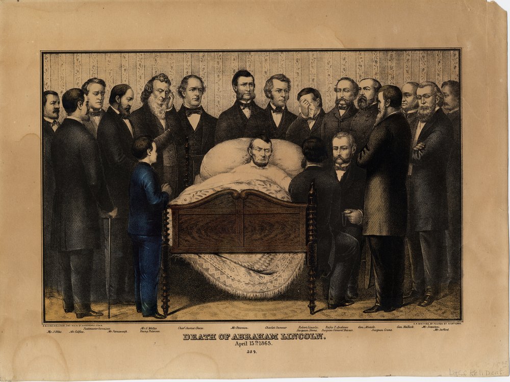 Death of Abraham Lincoln, 15th April 1865