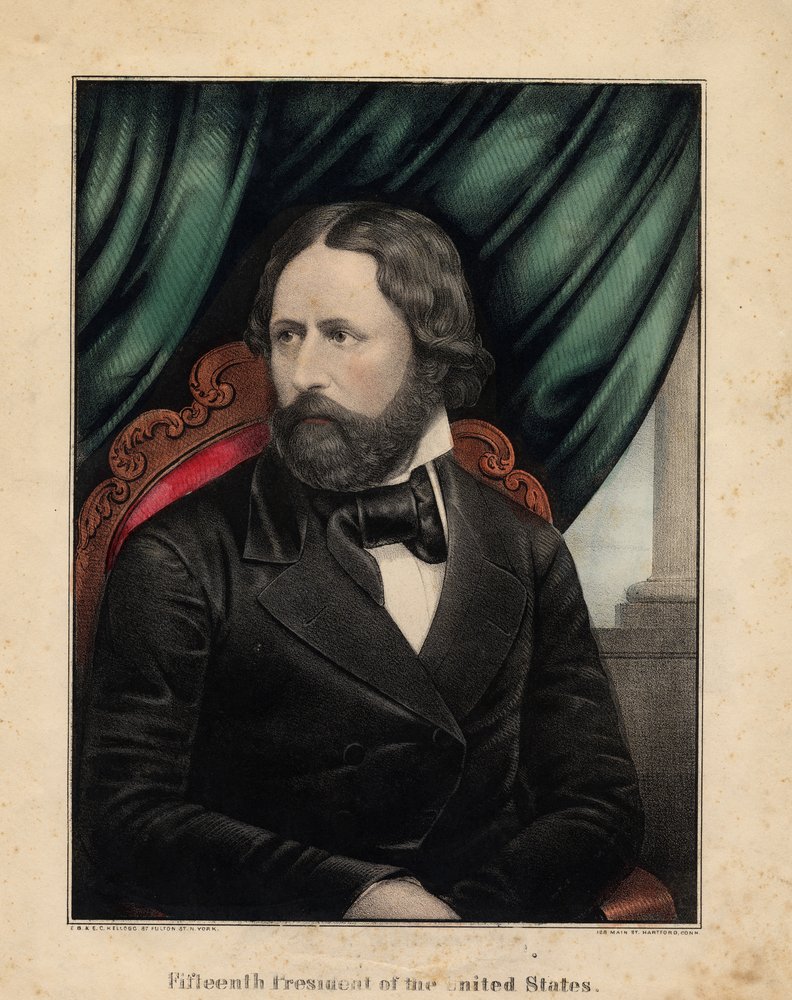 Fifteenth President of the United States, 1857