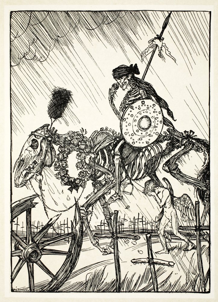 The Return of the Conqueror, illustration from The Kaiser's Garland by ...