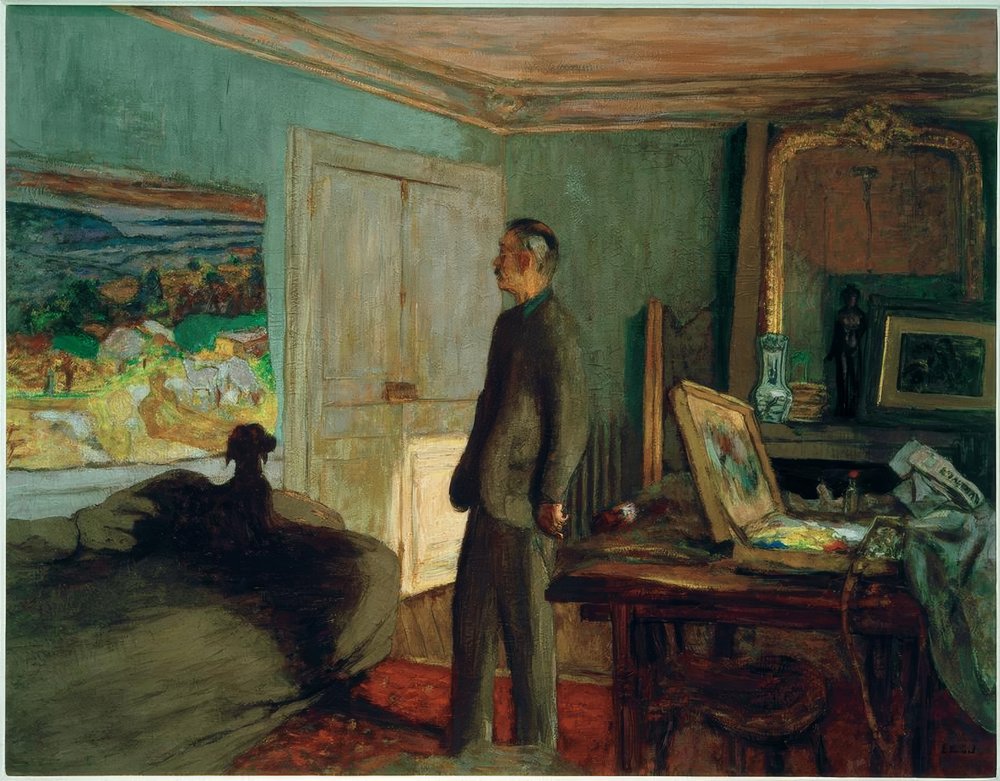 Model for the Portrait of Bonnard by Edouard Vuillard