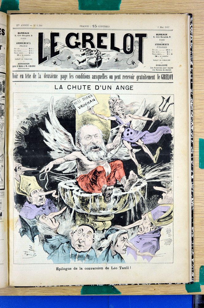 Cover of Le Grelot, No. 1360, Satirical in Colors
