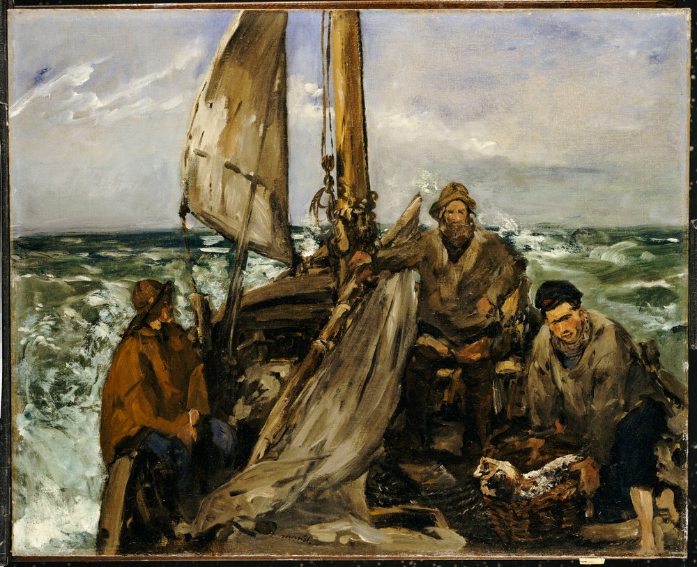 The Workers of the Sea by Édouard Manet: Fine art print