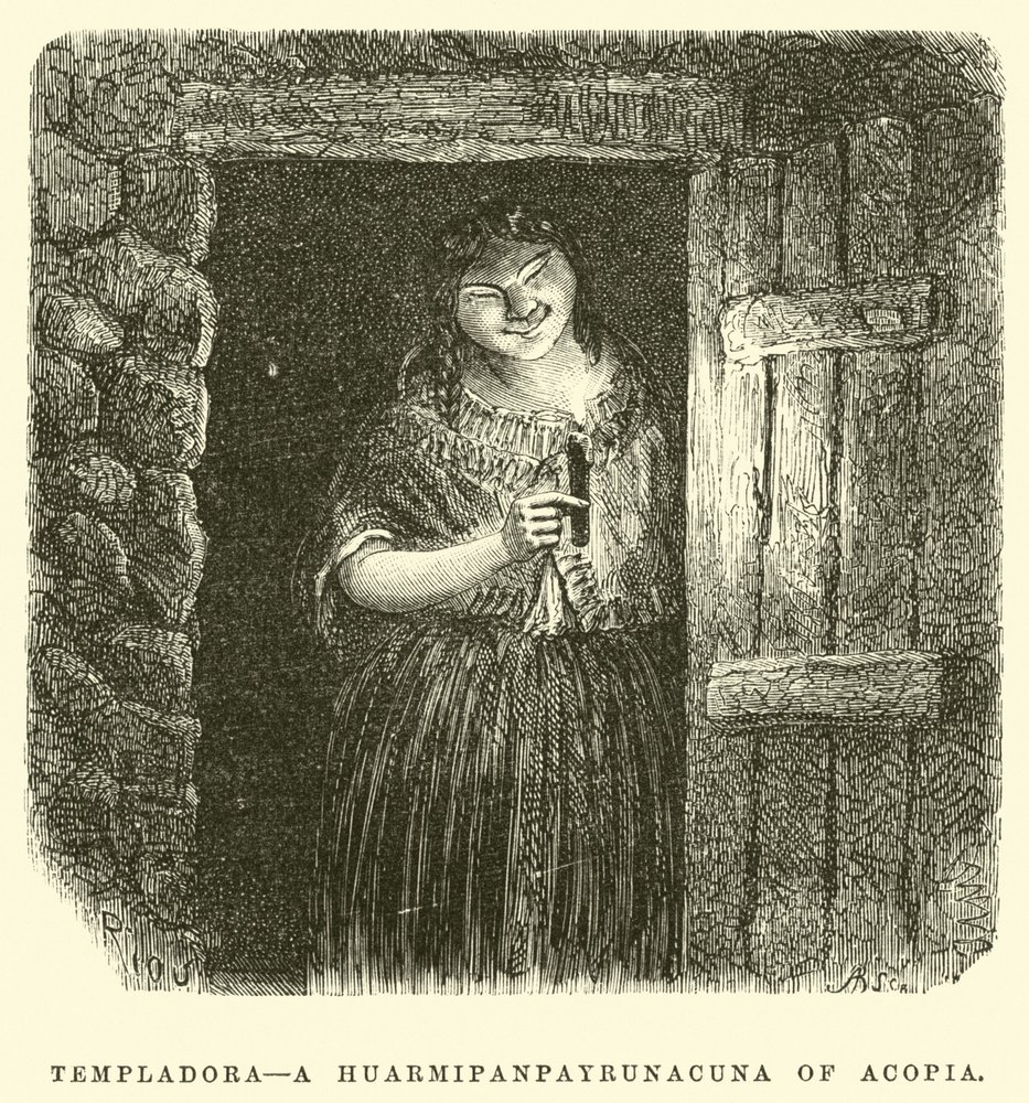 Templadora, a Huarmipanpayrunacuna of Acopia by Edouard Riou