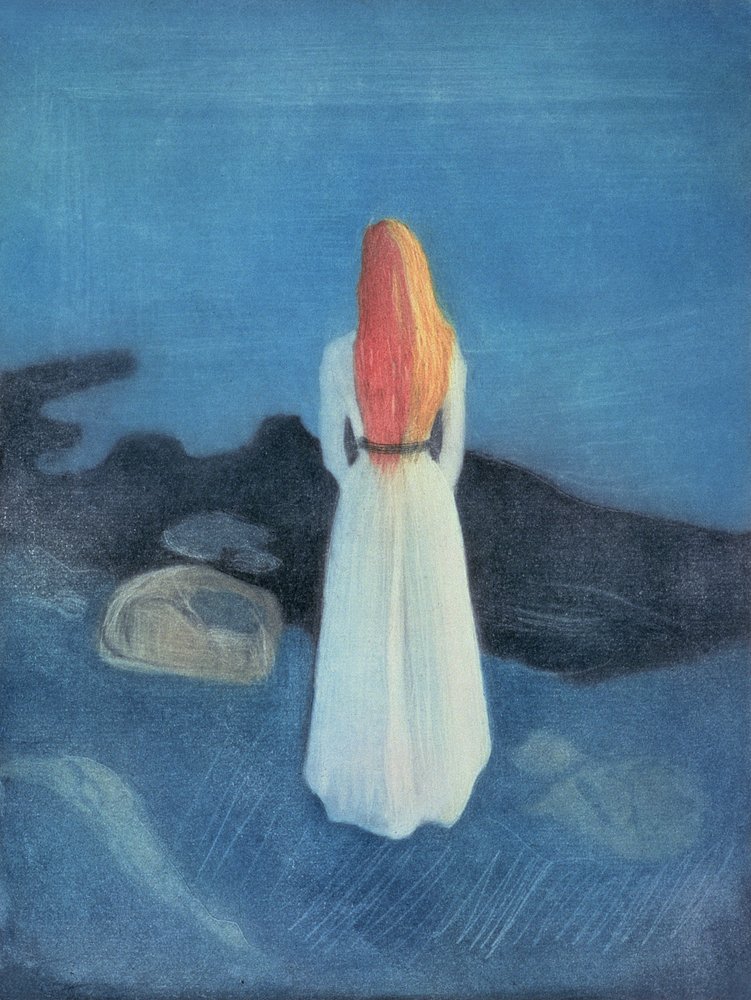 Young Girl on a Jetty by Edvard Munch: Buy fine art prints