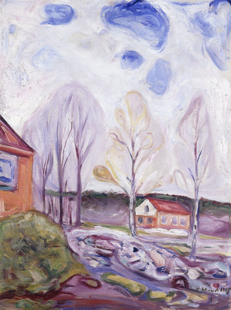 Spring in Asgarstrand by Edvard Munch: Buy fine art print